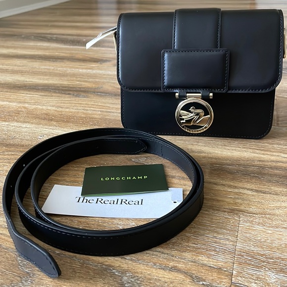 Longchamp | Bags | Longchamp Box Trot Small Crossbody Bag In Black Nwt ...
